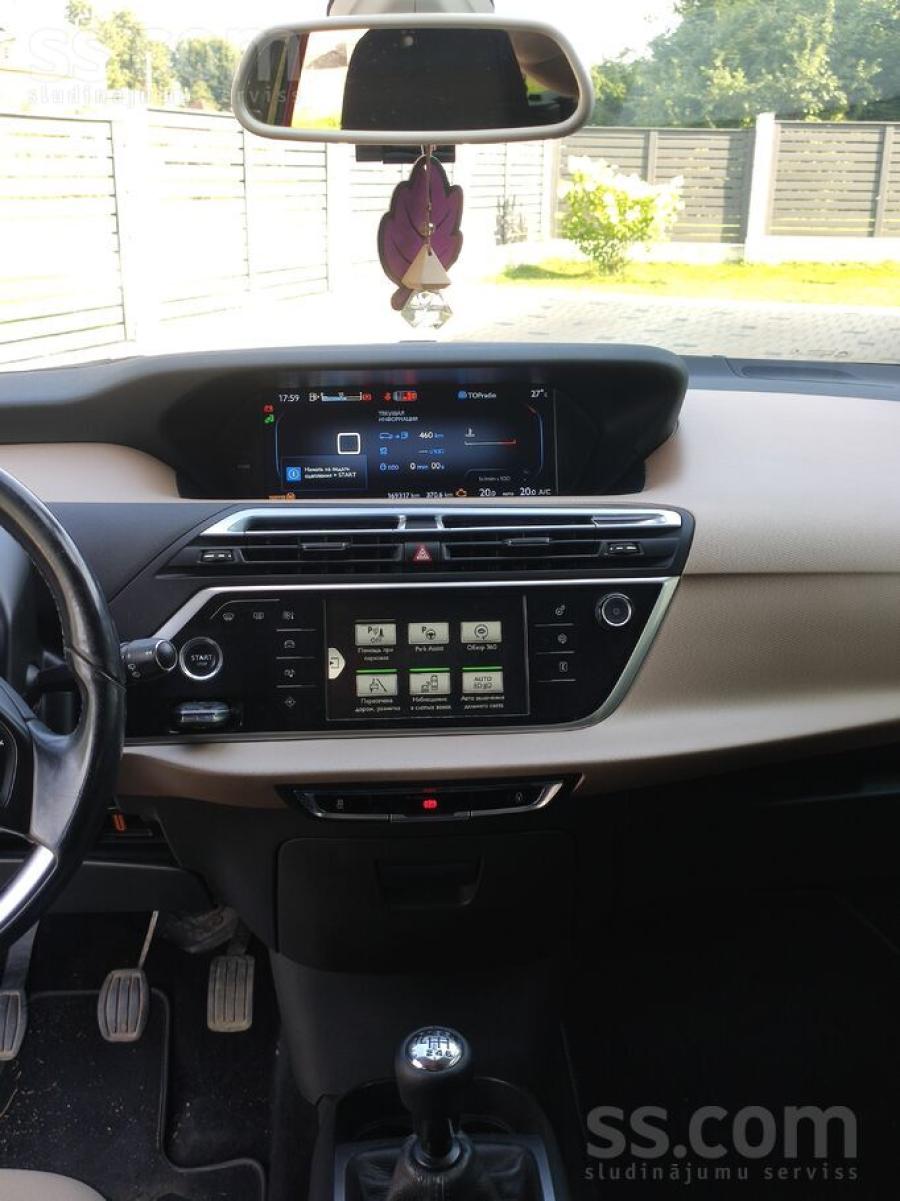 Sarkans Citroen c4-picasso 2014 Daugavpils, ar dzinēja tilpumu 1.60 L un nobraukumu 169 tūkst. km par 8150 €, foto 5 vietnē AUTOMOTO.COM.LV