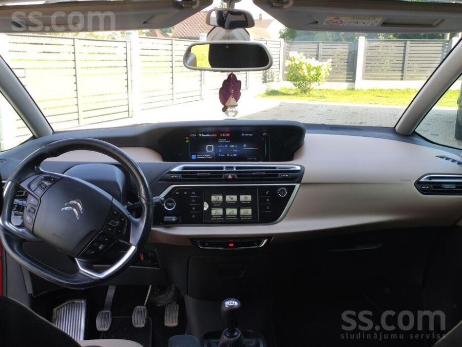 Sarkans Citroen c4-picasso 2014 Daugavpils, ar dzinēja tilpumu 1.60 L un nobraukumu 169 tūkst. km par 8150 €, foto 9 vietnē AUTOMOTO.COM.LV
