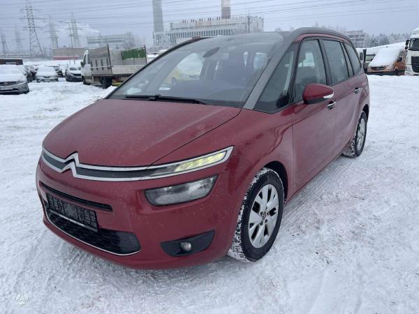 Red Citroen c4-picasso 2016 in Kaunas, with an engine capacity of 1.56 L and mileage of 195 thousand km for 6250 €, photo 1 on AUTOMOTO.COM.LV