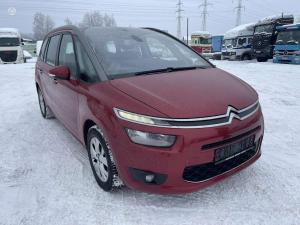 Sarkans Citroen c4-picasso 2016 Kauņa, ar dzinēja tilpumu 1.56 L un nobraukumu 196 tūkst. km par 6250 €, foto  vietnē AUTOMOTO.COM.LV