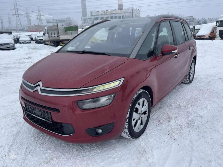 Sarkans Citroen c4-picasso 2016 Kauņa, ar dzinēja tilpumu 1.56 L un nobraukumu 198 tūkst. km par 6250 €, foto 1 vietnē AUTOMOTO.COM.LV