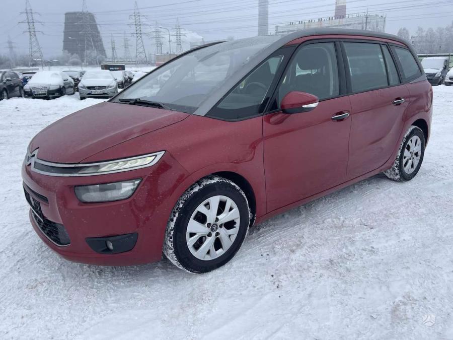 Sarkans Citroen c4-picasso 2016 Kauņa, ar dzinēja tilpumu 1.56 L un nobraukumu 198 tūkst. km par 6250 €, foto 2 vietnē AUTOMOTO.COM.LV