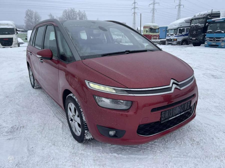 Sarkans Citroen c4-picasso 2016 Kauņa, ar dzinēja tilpumu 1.56 L un nobraukumu 198 tūkst. km par 6250 €, foto 4 vietnē AUTOMOTO.COM.LV