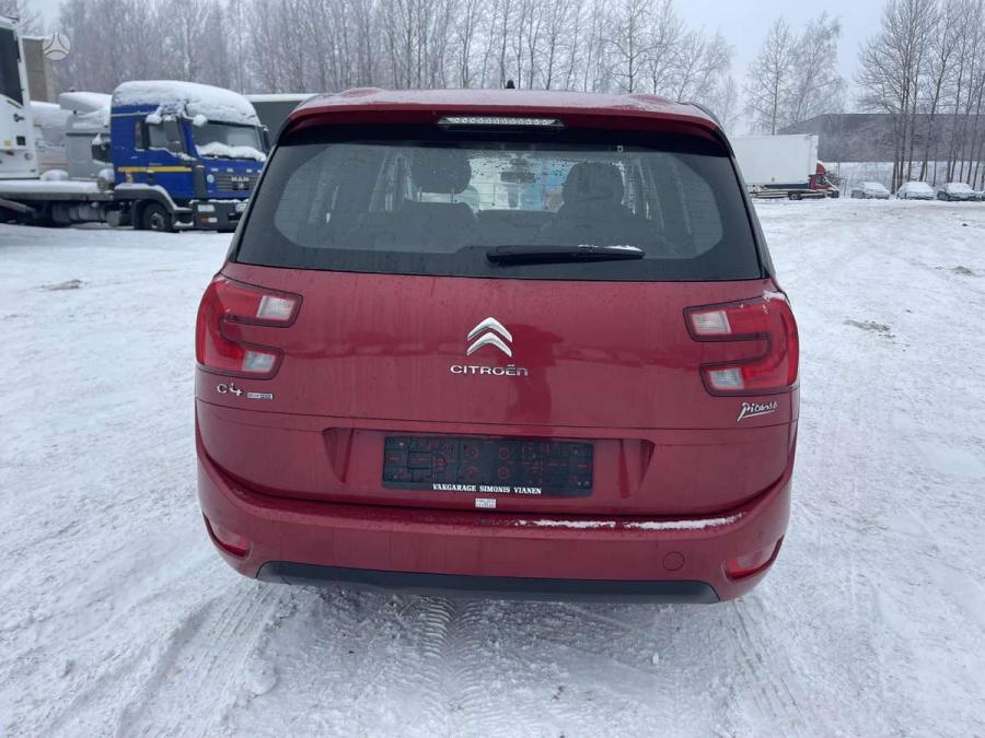 Sarkans Citroen c4-picasso 2016 Kauņa, ar dzinēja tilpumu 1.56 L un nobraukumu 198 tūkst. km par 6250 €, foto 10 vietnē AUTOMOTO.COM.LV