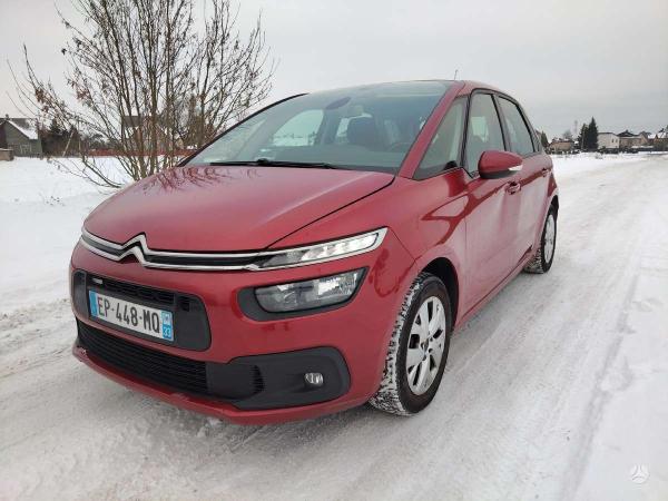 Sarkans Citroen c4-picasso 2017 Tauragė, ar dzinēja tilpumu 1.20 L un nobraukumu 135 tūkst. km par 5600 €, foto 2 vietnē AUTOMOTO.COM.LV