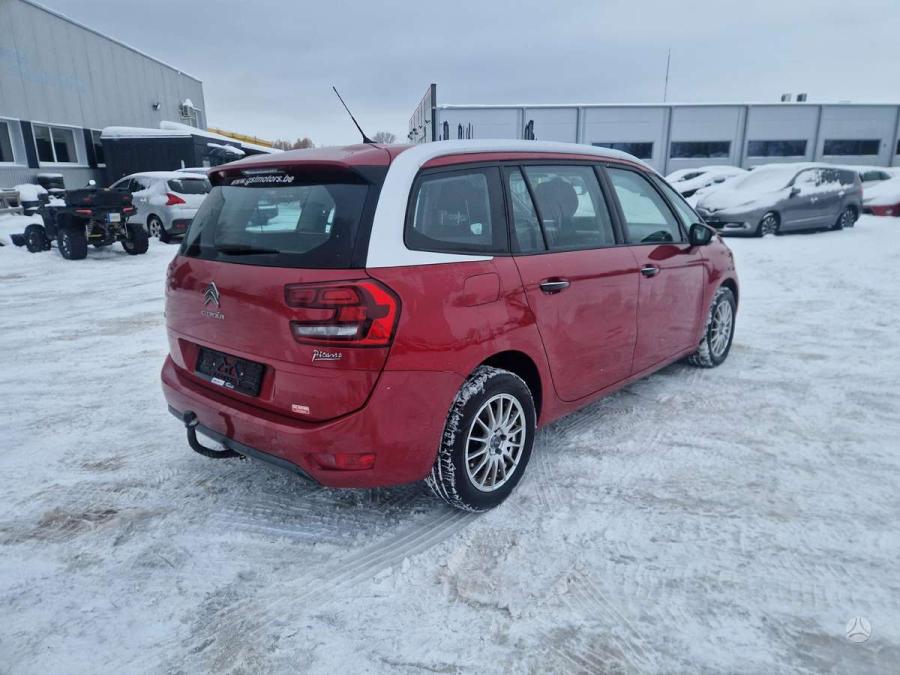 Sarkans Citroen c4-picasso 2017 Ukmergė, ar dzinēja tilpumu 1.56 L un nobraukumu 212 tūkst. km par 6950 €, foto 6 vietnē AUTOMOTO.COM.LV