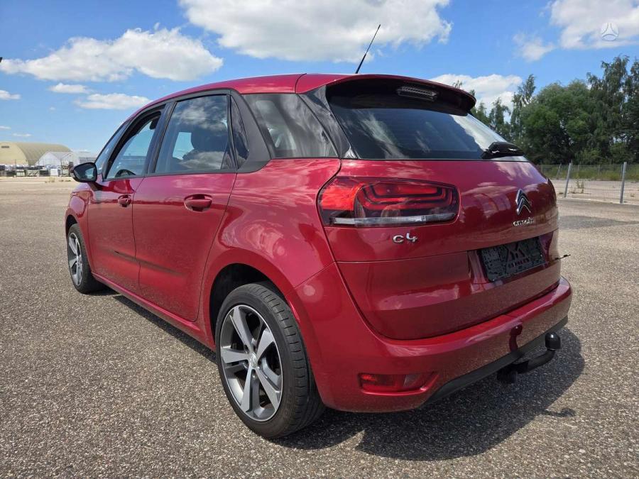 Sarkans Citroen c4-picasso 2017 Kauņa, ar dzinēja tilpumu 1.56 L un nobraukumu 300 tūkst. km par 5400 €, foto 6 vietnē AUTOMOTO.COM.LV