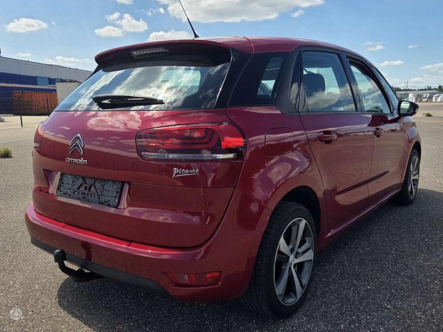 Sarkans Citroen c4-picasso 2017 Kauņa, ar dzinēja tilpumu 1.56 L un nobraukumu 300 tūkst. km par 5400 €, foto 8 vietnē AUTOMOTO.COM.LV