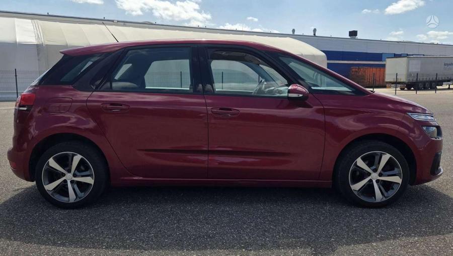 Sarkans Citroen c4-picasso 2017 Kauņa, ar dzinēja tilpumu 1.56 L un nobraukumu 300 tūkst. km par 5400 €, foto 9 vietnē AUTOMOTO.COM.LV