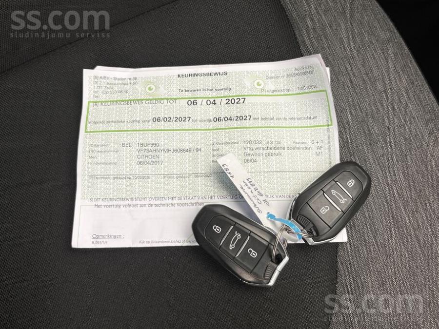 Красный Ситроен С4 Пикассо 2017 в Елгава, объемом двигателя 1.20 л и пробегом 124 тыс. км за 7290 €, фото 22 на AUTOMOTO.COM.LV