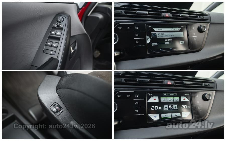 Citroen c4-picasso 2013 Tallina, ar dzinēja tilpumu 1.60 L un nobraukumu 228 tūkst. km par 6499 €, foto 20 vietnē AUTOMOTO.COM.LV