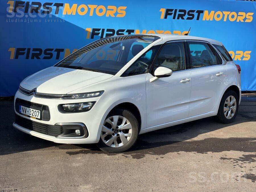 White Citroen c4-picasso 2018 in Riga, with an engine capacity of 1.60 L and mileage of 149 thousand km for 8450 €, photo 1 on AUTOMOTO.COM.LV