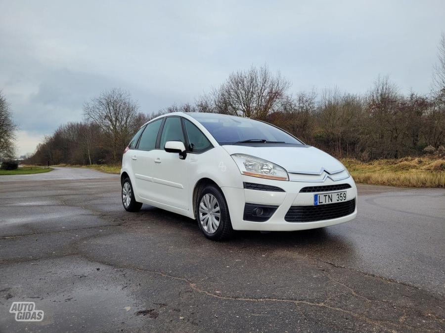 Balts Citroen c4-picasso 2009 Kauņa, ar dzinēja tilpumu 2.00 L un nobraukumu 284 tūkst. km par 1900 €, foto 4 vietnē AUTOMOTO.COM.LV