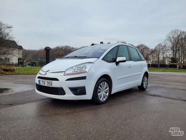 White Citroen c4-picasso 2009 in Kaunas, with an engine capacity of 2.00 L and mileage of 284 thousand km for 1900 €, photo 5 on AUTOMOTO.COM.LV