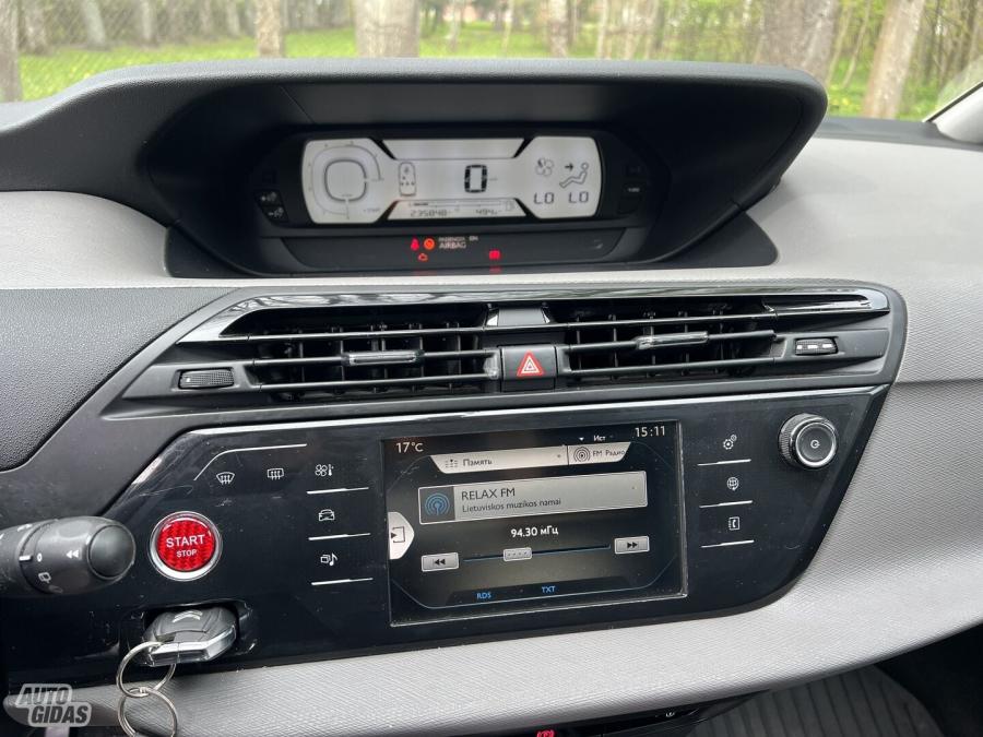 Balts Citroen c4-picasso 2014 Šilutė, ar dzinēja tilpumu 1.60 L un nobraukumu 236 tūkst. km par 4300 €, foto 7 vietnē AUTOMOTO.COM.LV