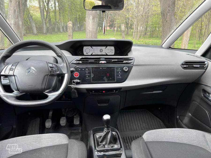 Balts Citroen c4-picasso 2014 Šilutė, ar dzinēja tilpumu 1.60 L un nobraukumu 236 tūkst. km par 4300 €, foto 10 vietnē AUTOMOTO.COM.LV