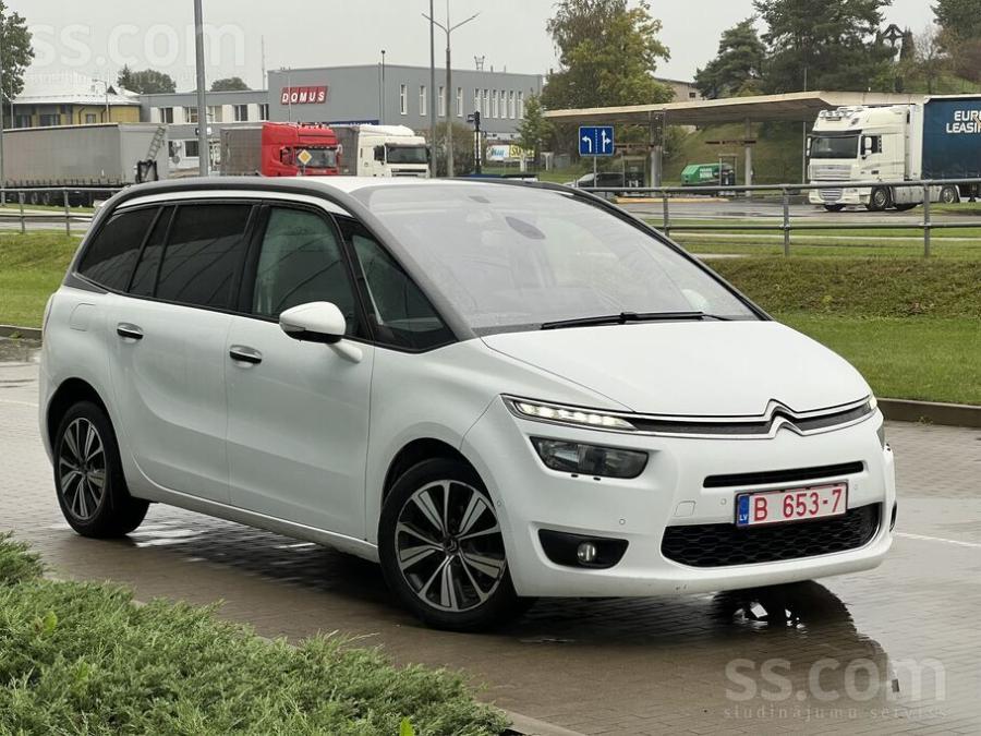 Balts Citroen c4-picasso 2014 Rēzekne, ar dzinēja tilpumu 1.60 L un nobraukumu 243 tūkst. km par 5590 €, foto 4 vietnē AUTOMOTO.COM.LV