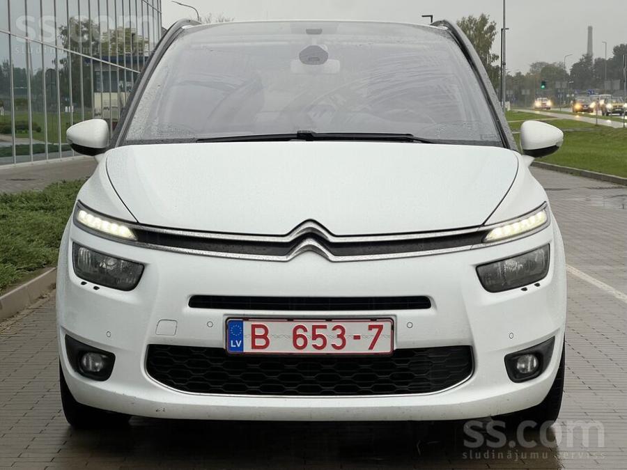 Balts Citroen c4-picasso 2014 Rēzekne, ar dzinēja tilpumu 1.60 L un nobraukumu 243 tūkst. km par 5590 €, foto 1 vietnē AUTOMOTO.COM.LV