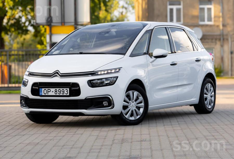 Balts Citroen c4-picasso 2017 Jelgava, ar dzinēja tilpumu 1.20 L un nobraukumu 178 tūkst. km par 5990 €, foto 1 vietnē AUTOMOTO.COM.LV