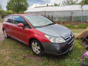 Sarkans Citroen C4 2005 Rēzekne, ar dzinēja tilpumu 1.60 L un nobraukumu 0 tūkst. km par 450 €, foto  vietnē AUTOMOTO.COM.LV