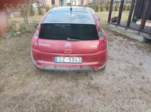 Sarkans Citroen C4 2007 Jelgava, ar dzinēja tilpumu 1.60 L un nobraukumu 217 tūkst. km par 1350 €, foto 5 vietnē AUTOMOTO.COM.LV