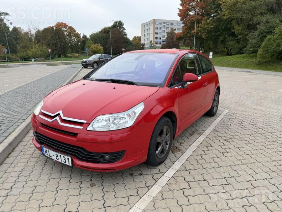 Красный Ситроен С4 2007 в Салдус, объемом двигателя 1.60 л и пробегом 421 тыс. км за 1600 €, фото 1 на AUTOMOTO.COM.LV