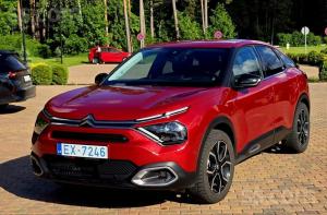 Sarkans Citroen C4 2023 Rīga, ar dzinēja tilpumu 1.40 L un nobraukumu 53 tūkst. km par 21700 €, foto  vietnē AUTOMOTO.COM.LV