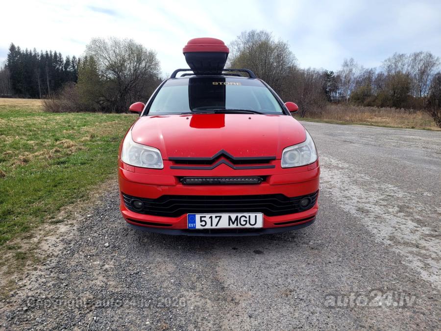 Red Citroen C4 2007 in Tallinn, with an engine capacity of 1.60 L and mileage of 241 thousand km for 1000 €, photo 3 on AUTOMOTO.COM.LV
