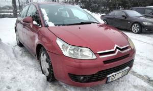 Red Citroen C4 2007 in Riga, with an engine capacity of 1.60 L and mileage of 186 thousand km for 1350 €, photo  on AUTOMOTO.COM.LV