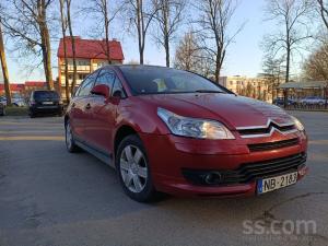 Sarkans Citroen C4 2007 Ogre, ar dzinēja tilpumu 1.60 L un nobraukumu 267 tūkst. km par 550 €, foto 3 vietnē AUTOMOTO.COM.LV