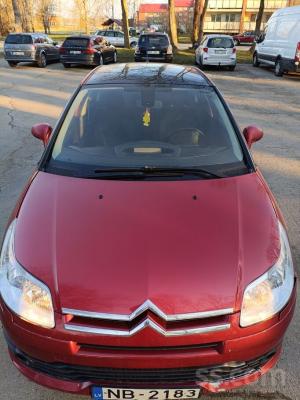 Sarkans Citroen C4 2007 Ogre, ar dzinēja tilpumu 1.60 L un nobraukumu 267 tūkst. km par 550 €, foto 7 vietnē AUTOMOTO.COM.LV