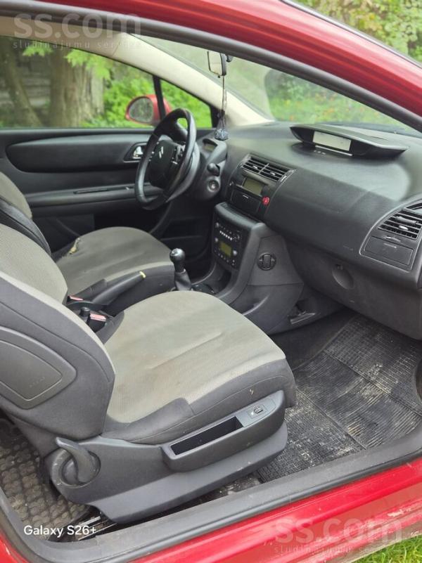 Sarkans Citroen C4 2008 Rīga, ar dzinēja tilpumu 1.60 L un nobraukumu 144 tūkst. km par 1700 €, foto 9 vietnē AUTOMOTO.COM.LV