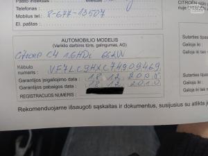 Red Citroen C4 2009 in Vilkaviskis, with an engine capacity of 1.60 L and mileage of 113 thousand km for 1950 €, photo 13 on AUTOMOTO.COM.LV