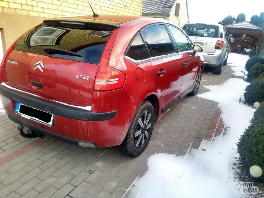 Red Citroen C4 2009 in Vilkaviskis, with an engine capacity of 1.60 L and mileage of 115 thousand km for 1950 €, photo 13 on AUTOMOTO.COM.LV