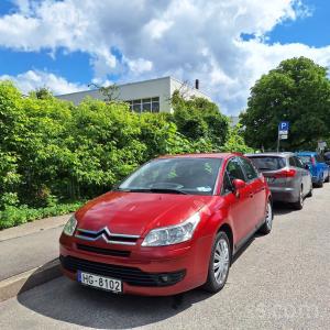 Sarkans Citroen C4 2009 Rīga, ar dzinēja tilpumu 1.60 L un nobraukumu 187 tūkst. km par 1995 €, foto  vietnē AUTOMOTO.COM.LV