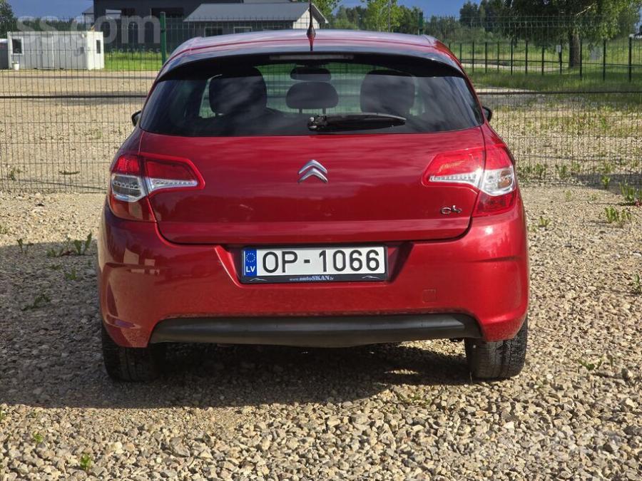 Sarkans Citroen C4 2011 Rīga, ar dzinēja tilpumu 1.60 L un nobraukumu 217 tūkst. km par 3890 €, foto 7 vietnē AUTOMOTO.COM.LV