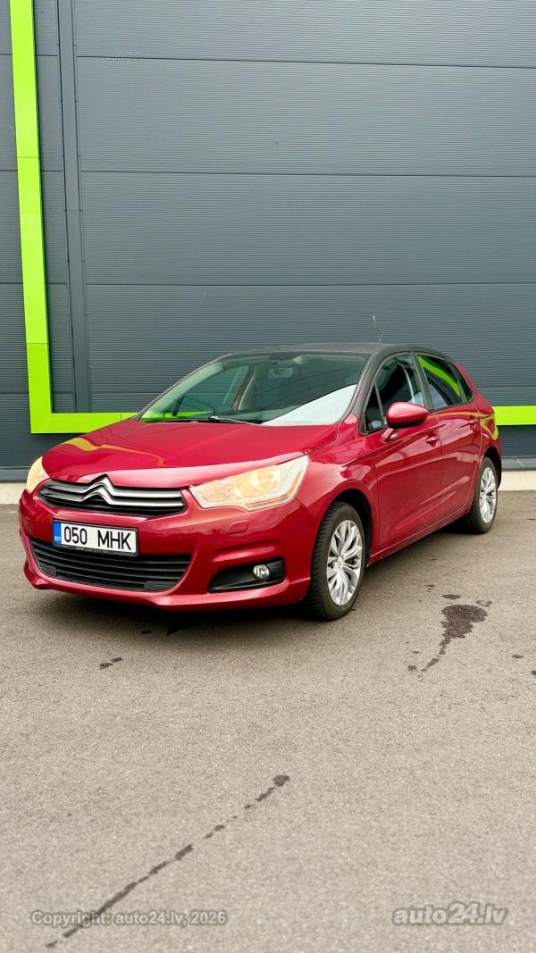 Red Citroen C4 2012 in Tallinn, with an engine capacity of 1.40 L and mileage of 125 thousand km for 4200 €, photo 1 on AUTOMOTO.COM.LV