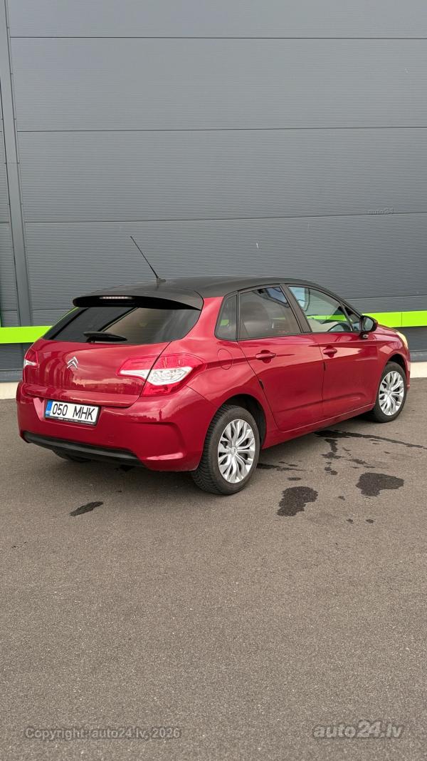 Red Citroen C4 2012 in Tallinn, with an engine capacity of 1.40 L and mileage of 125 thousand km for 4200 €, photo 5 on AUTOMOTO.COM.LV
