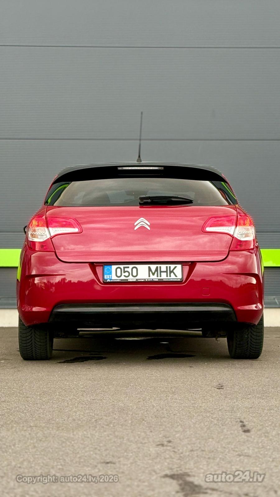 Sarkans Citroen C4 2012 Tallina, ar dzinēja tilpumu 1.40 L un nobraukumu 125 tūkst. km par 4200 €, foto 7 vietnē AUTOMOTO.COM.LV
