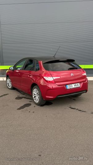 Sarkans Citroen C4 2012 Tallina, ar dzinēja tilpumu 1.40 L un nobraukumu 125 tūkst. km par 4200 €, foto 8 vietnē AUTOMOTO.COM.LV