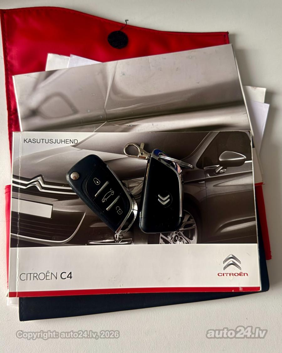 Sarkans Citroen C4 2012 Tallina, ar dzinēja tilpumu 1.40 L un nobraukumu 125 tūkst. km par 4200 €, foto 13 vietnē AUTOMOTO.COM.LV