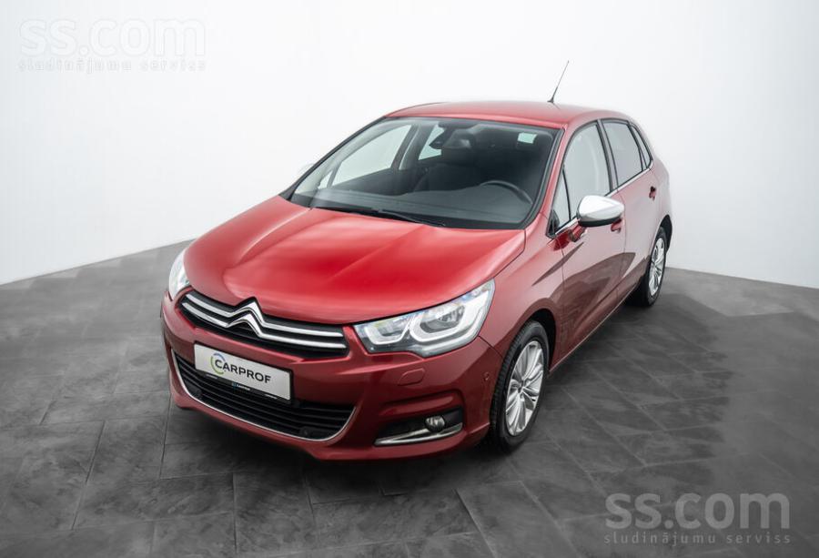 Red Citroen C4 2016 in Tallinn, with an engine capacity of 1.20 L and mileage of 155 thousand km for 6899 €, photo 1 on AUTOMOTO.COM.LV