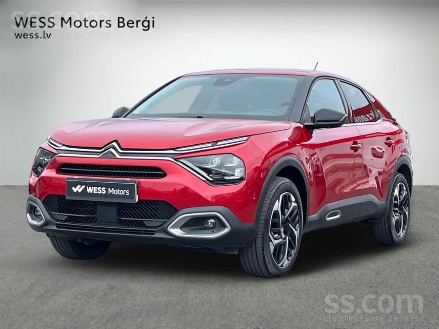 Red Citroen C4 2022 in Riga, with an engine capacity of 1.50 L and mileage of 59 thousand km for 16490 €, photo 1 on AUTOMOTO.COM.LV