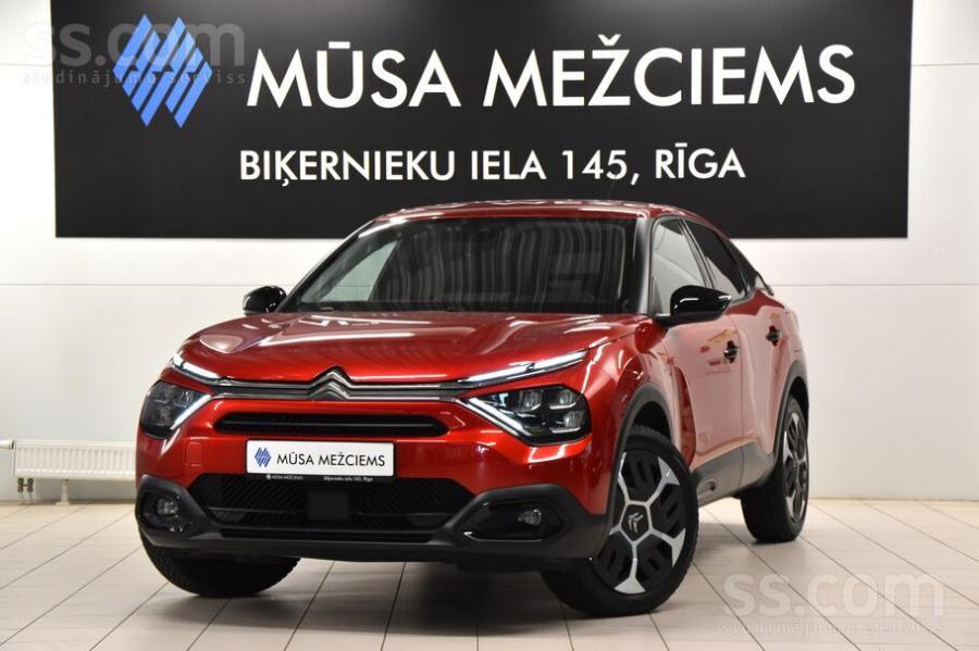 Sarkans Citroen C4 2022 Rīga, ar dzinēja tilpumu 1.20 L un nobraukumu 66 tūkst. km par 15490 €, foto 1 vietnē AUTOMOTO.COM.LV