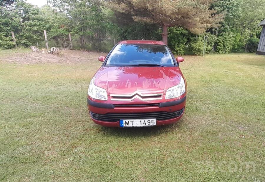 Red Citroen C4 2008 in Talsi, with an engine capacity of 1.60 L and mileage of 352 thousand km for 998 €, photo 8 on AUTOMOTO.COM.LV