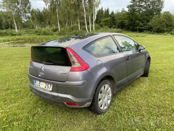Violet Citroen C4 2006 in Ogre, with an engine capacity of 1.60 L and mileage of 0 thousand km for 750 €, photo 4 on AUTOMOTO.COM.LV