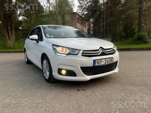 White Citroen C4 2017 in Daugavpils, with an engine capacity of 1.60 L and mileage of 253 thousand km for 6200 €, photo 8 on AUTOMOTO.COM.LV