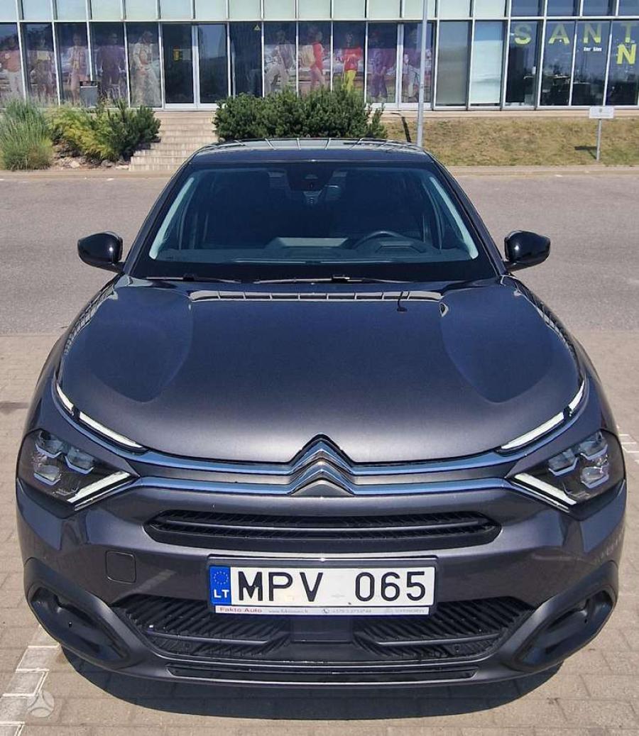 Grey Citroen C4 X 2023 in Vilnius, with an engine capacity of 1.20 L and mileage of 45 thousand km for 18500 €, photo 10 on AUTOMOTO.COM.LV
