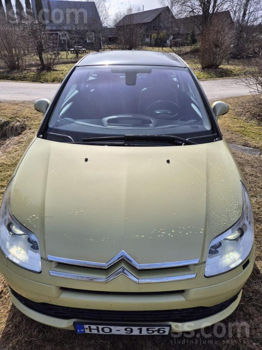 Dzeltens Citroen C4 2005 Rīga, ar dzinēja tilpumu 2.00 L un nobraukumu 191 tūkst. km par 2005 €, foto 1 vietnē AUTOMOTO.COM.LV