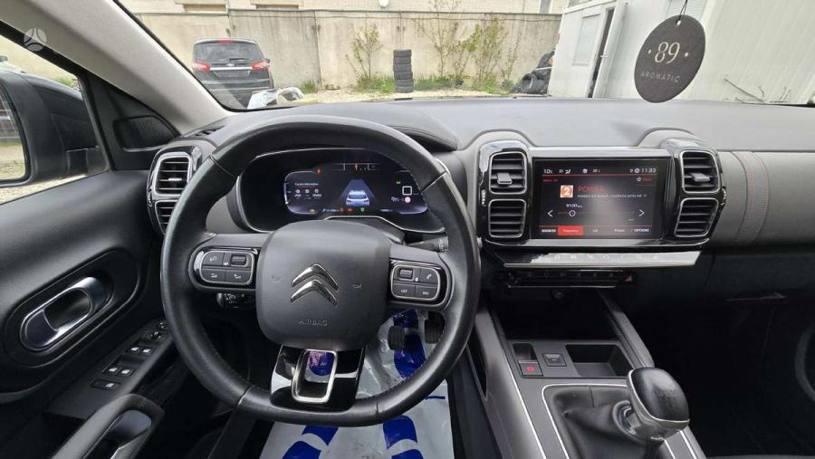 Черный Ситроен C5 Aircross 2019 в Каунас, объемом двигателя 1.20 л и пробегом 121 тыс. км за 10990 €, фото 15 на AUTOMOTO.COM.LV